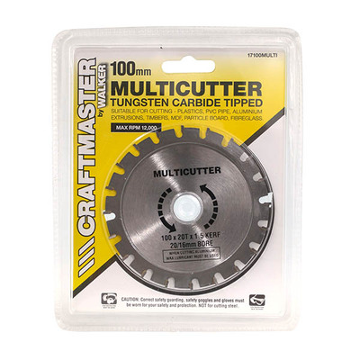 MULTI CUTTER SAW BLADES - WALKER EQUIPMENT